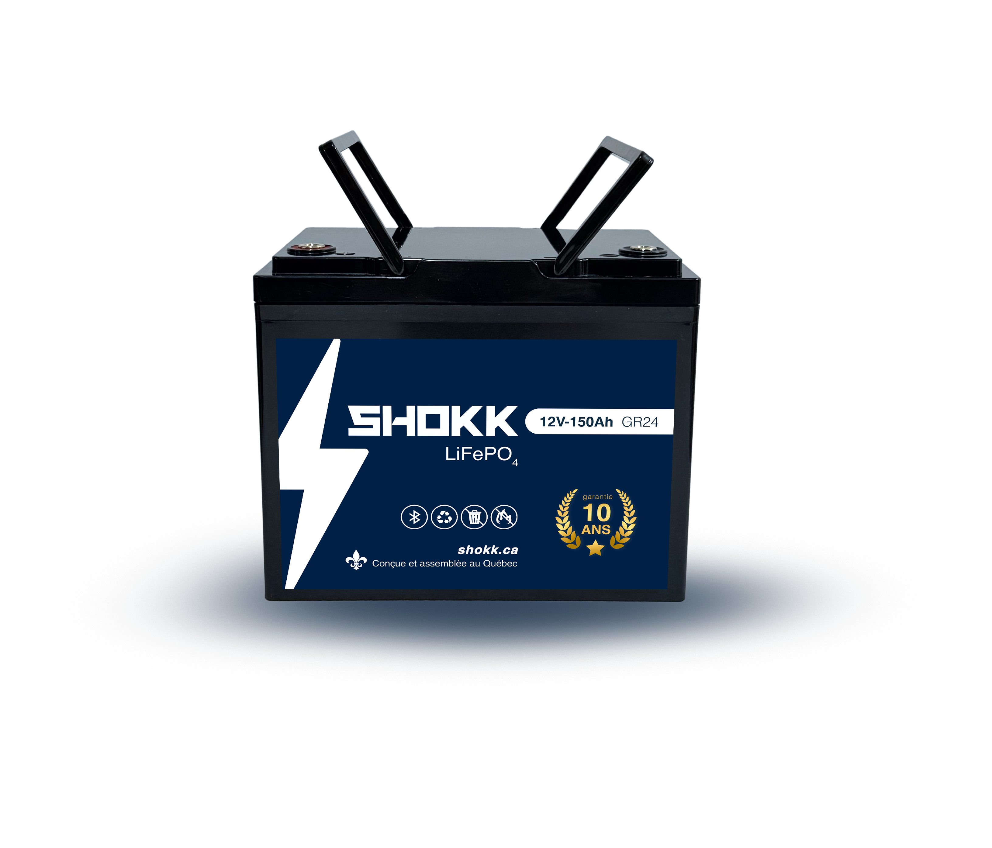 Batterie Lithium 12V 150Ah GR24 – SHOKK