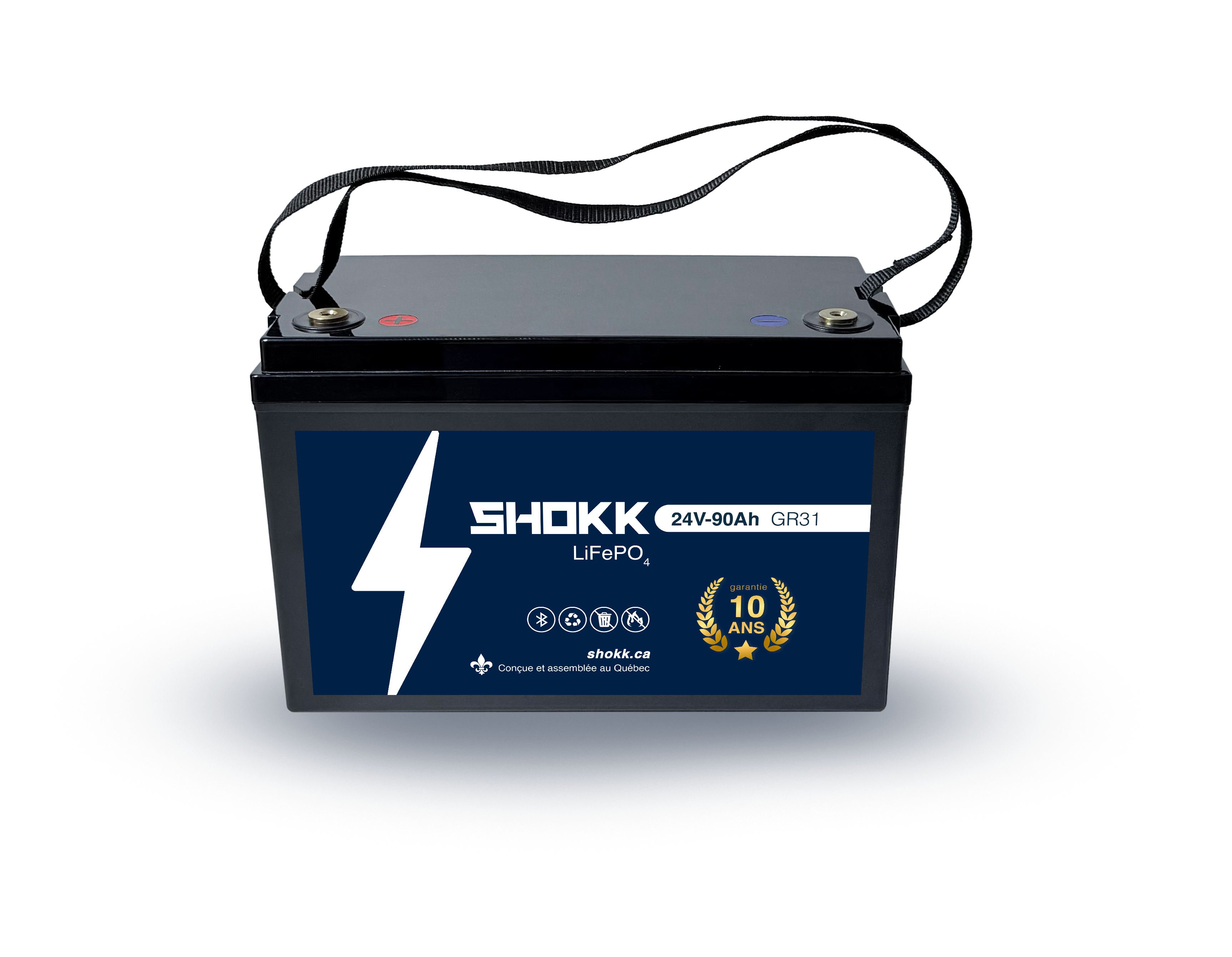 Batterie Lithium 24V 90Ah GR31 – SHOKK